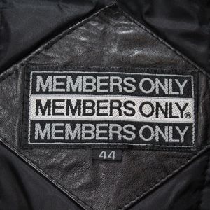 Members Only | Jackets & Coats | Vintage 8s Members Mens 44 Leather ...